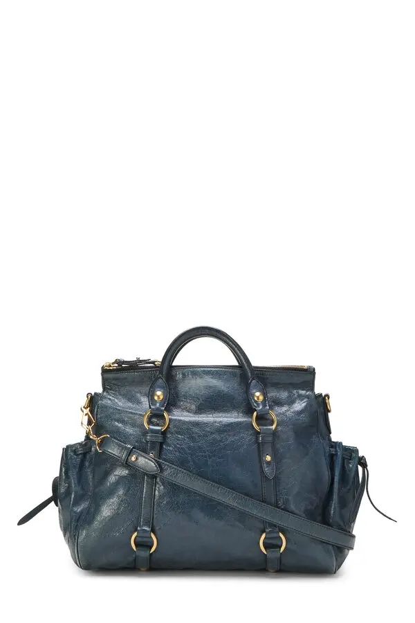 Miu Miu Calfskin Convertible Handbag