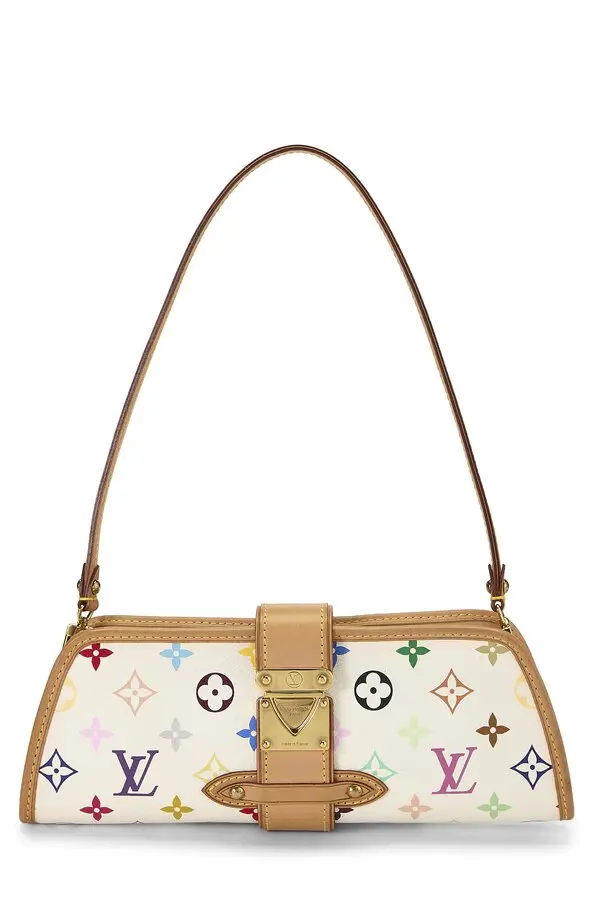LOUIS VUITTON Takashi Murakami X Monogram Multicolore Shirley - White
