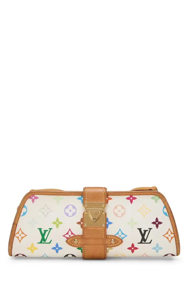 LOUIS VUITTON Takashi Murakami X Monogram Multicolore Shirley - White