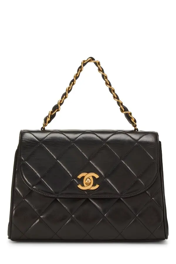 Chanel Quilted Lambskin Chain Handbag