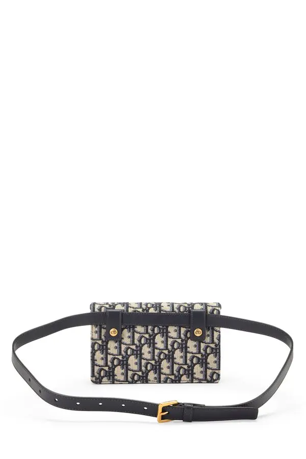 Dior Oblique Jacquard Saddle Belt Pouch