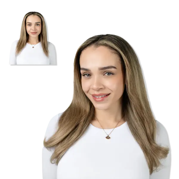 LOCKS & MANE 16" Clip-in Human Hair Extensions - Butter Pecan
