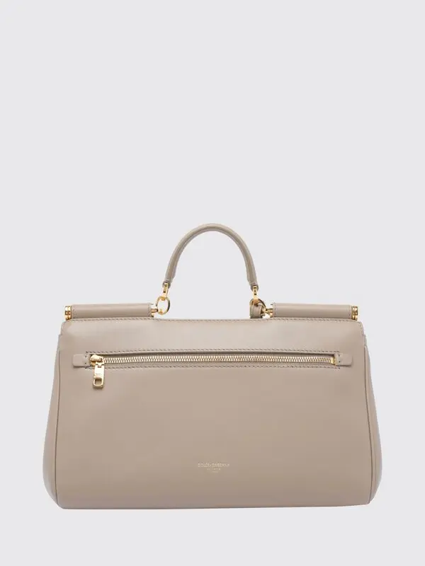 Dolce & Gabbana My Sicily Leather Handbag - Beige