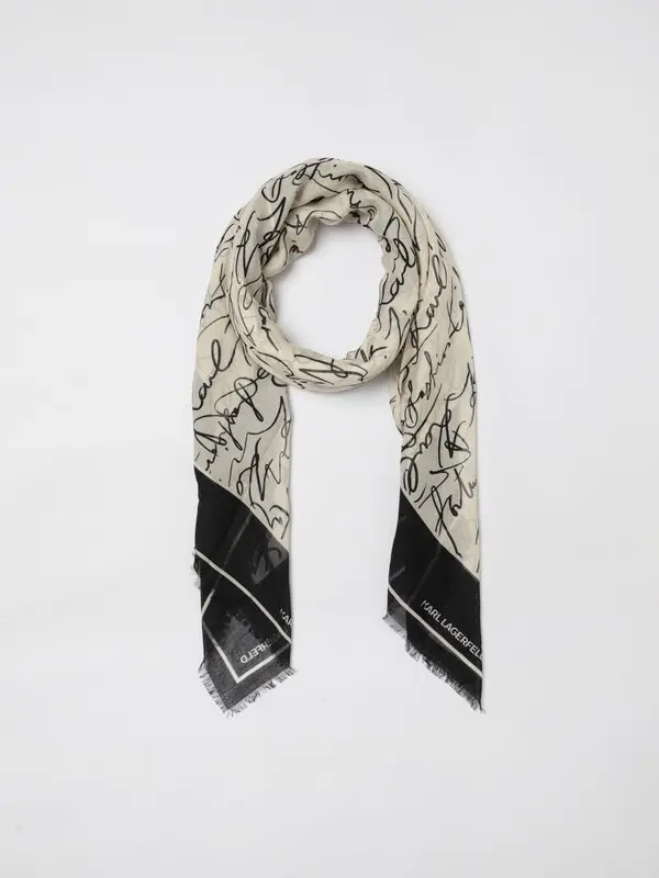 Karl Lagerfeld Neck Scarf - Beige