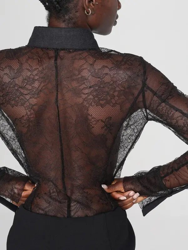 Blumarine Feather Trim Cardigan
