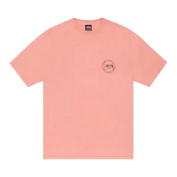 StÜssy C Thru Tee Pigment Dyed - Pink