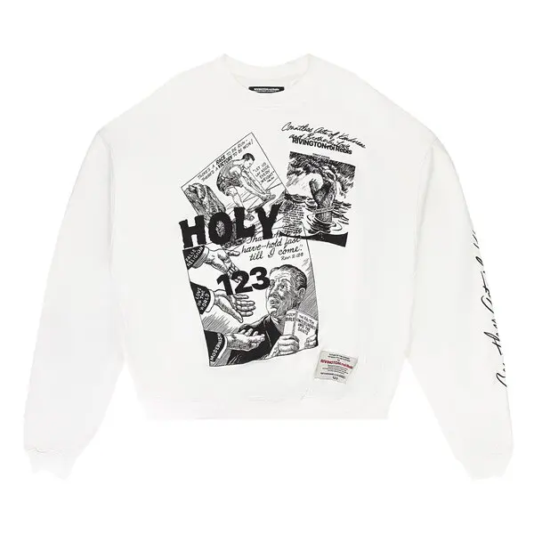 RIVINGTON ROI REBIS Countless Acts Crewneck - White