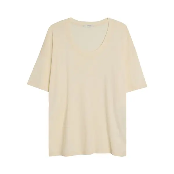 LEMAIRE Rib T-shirt - Cream
