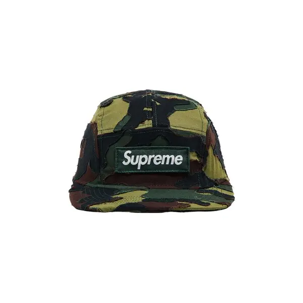 Supreme Layered Camo Camp Cap - Green