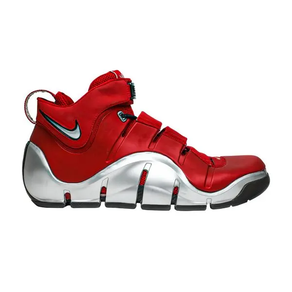 Nike Zoom Lebron 4 'ohio State University Away' Sneakers - Red