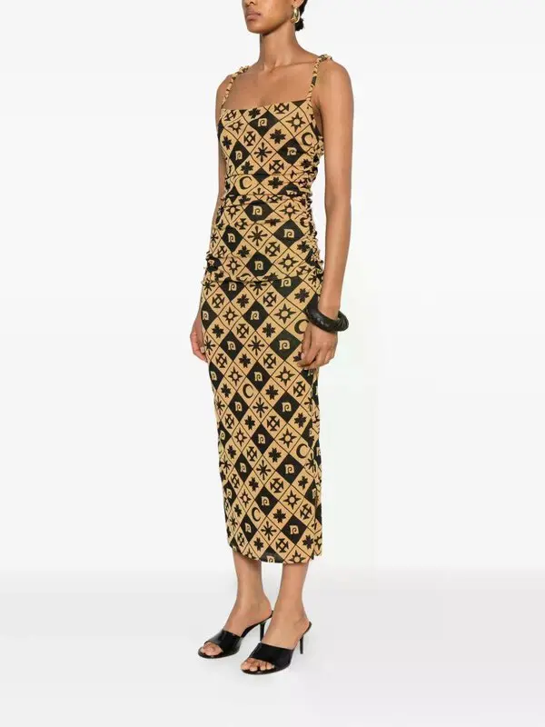 Nanushka Ruched Midi Dress