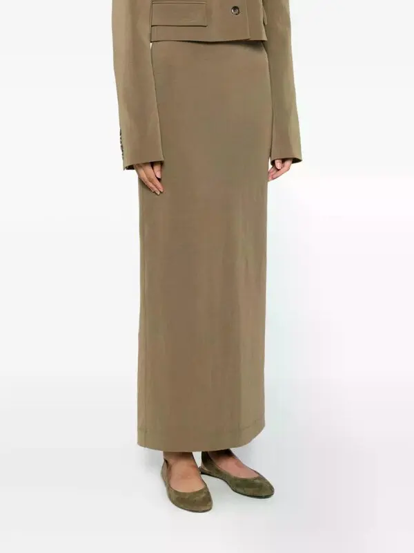 Nanushka Dart-stitching Maxi Skirt