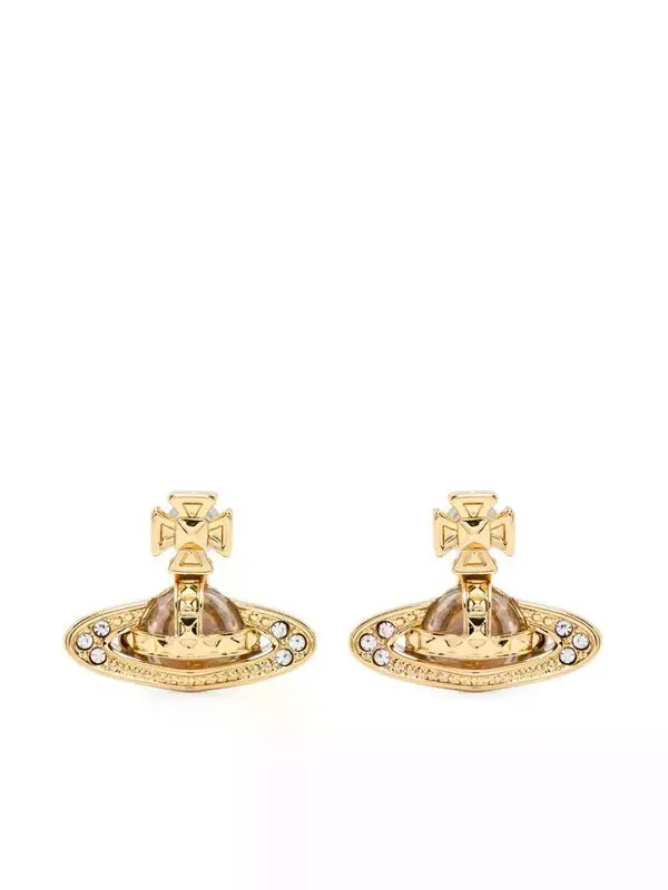 VIVIENNE WESTWOOD Pina Bas Relief Stud Earrings - Gold