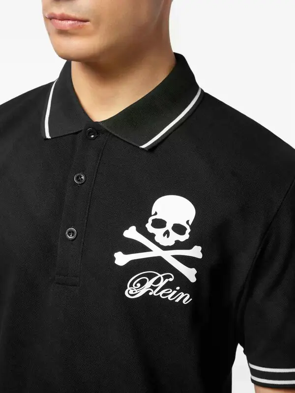 Philipp Plein Skull-print Polo Shirt