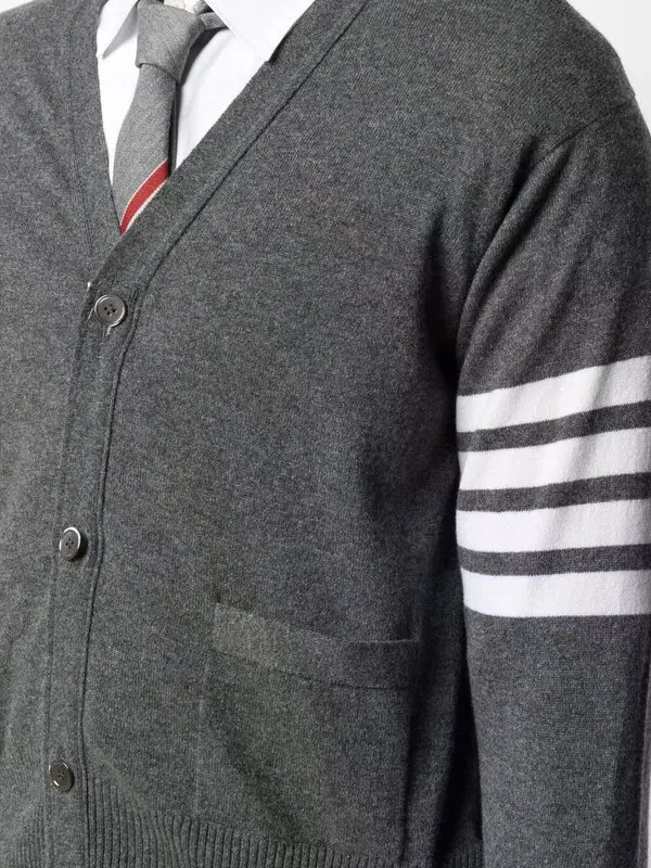 Thom Browne 4-bar Stripe Cashmere Cardigan