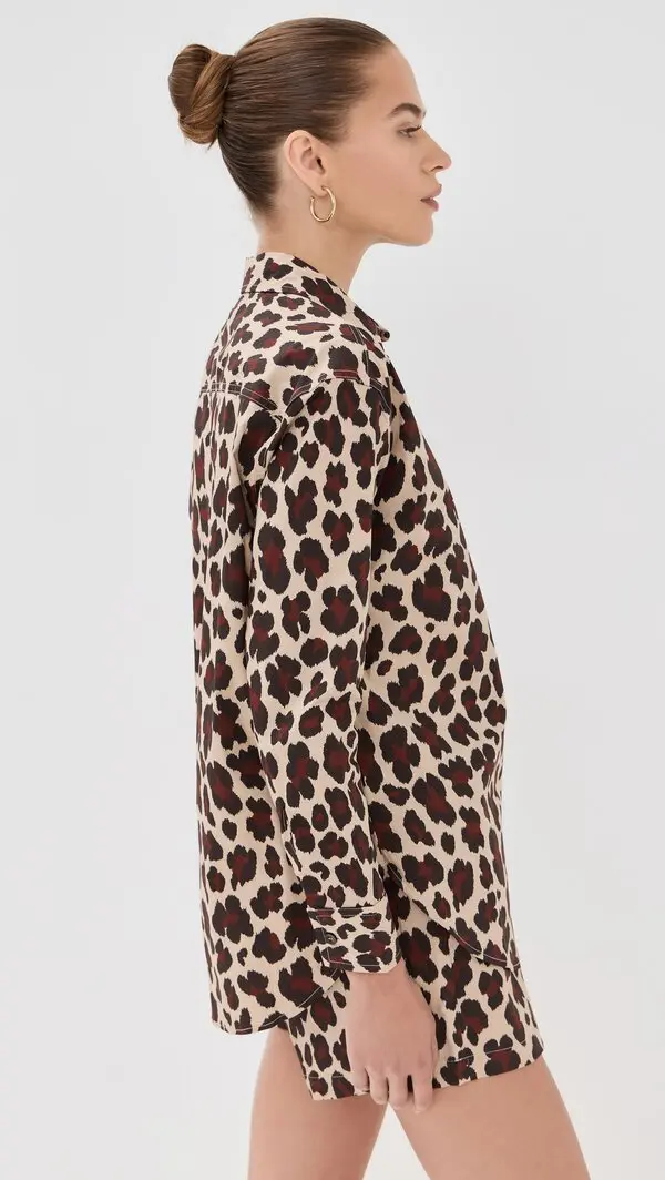 LE BOP Cecilla Print Button Down