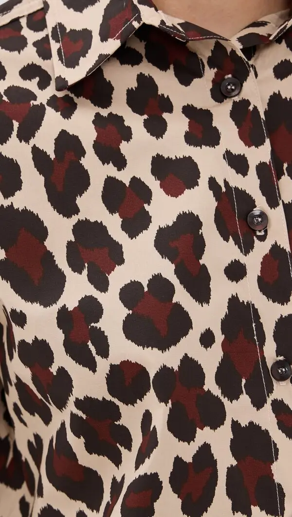 LE BOP Cecilla Print Button Down
