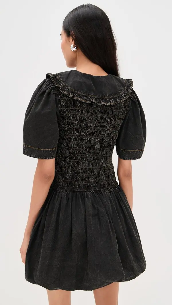 faithfull the brand striped mini dress Faithfull The Brand Maria Azul Pinstripe Smocked Mini Dress