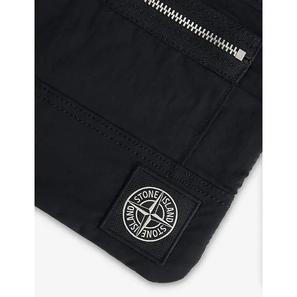 Stone Island Logo-patch Nylon Pouch