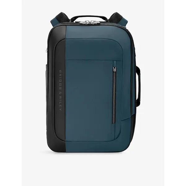 Briggs & Riley Medium Convertible Woven Backpack - Ocean
