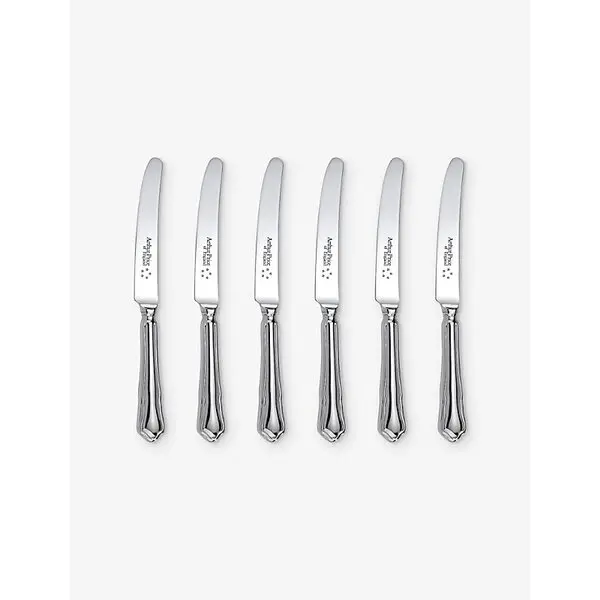 ARTHUR PRICE Dubarry Set Of Six Silver-plated Stainless-steel Tea Knives - Silver Plated