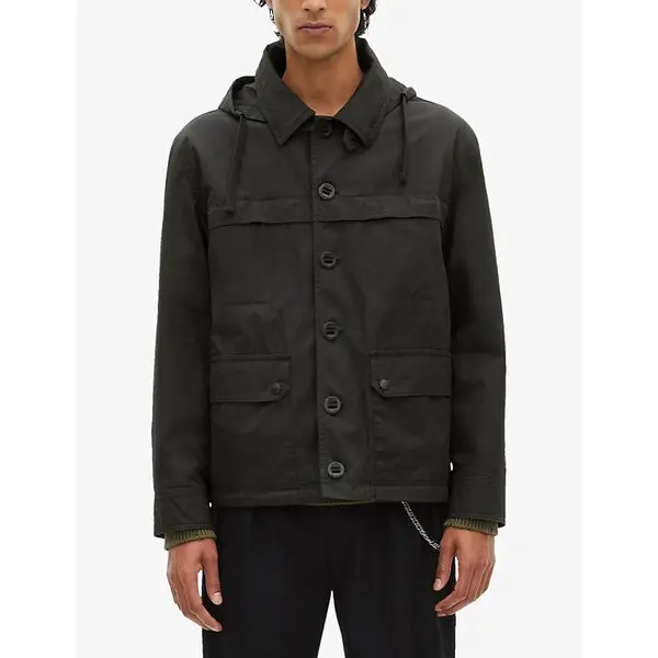 The Kooples Patch-pocket Cotton Jacket