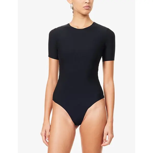 Commando Butter™ Short-sleeve Crew Bodysuit - Black