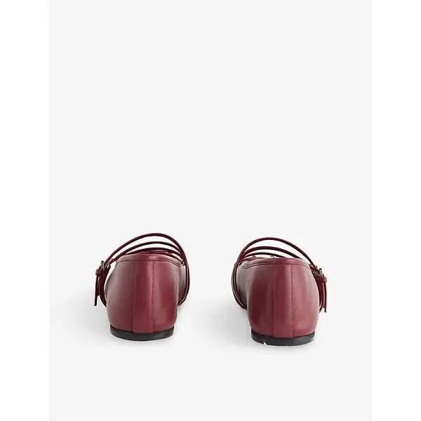 Gucci - Horsebit Leather Ballerina Flats