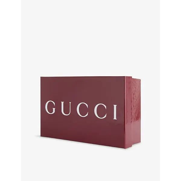 Gucci Mary Jane Horsebit Patent-leather Slingback Heels - Nero