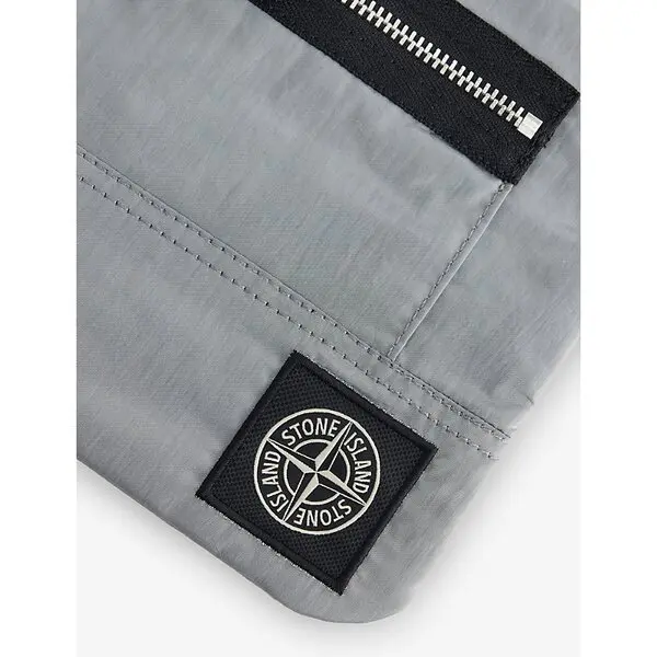 Stone Island Logo-patch Nylon Pouch