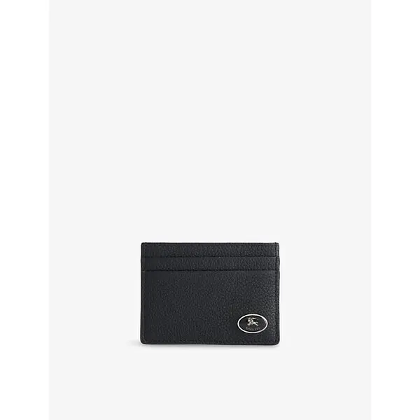 Burberry Sandon Leather Card Holder - Black
