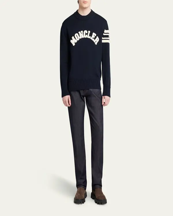 Moncler Knit Crewneck Sweater - Blue