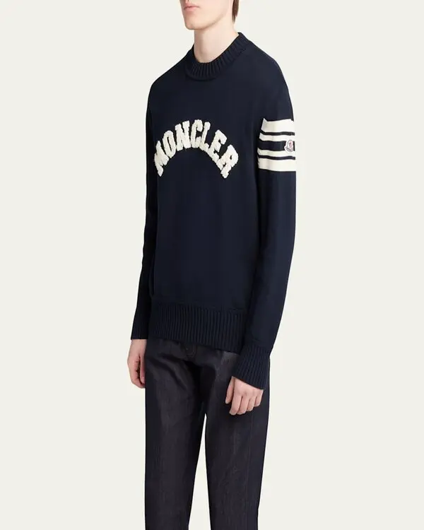 Moncler Knit Crewneck Sweater - Blue