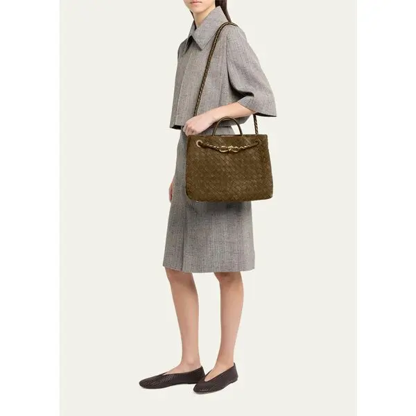 Bottega Veneta Medium Andiamo Tote Bag - Moss