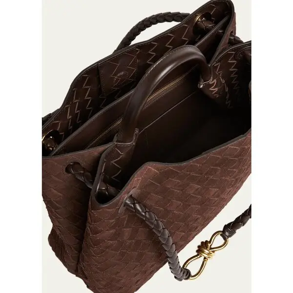Bottega Veneta Medium Andiamo Tote Bag - Moss