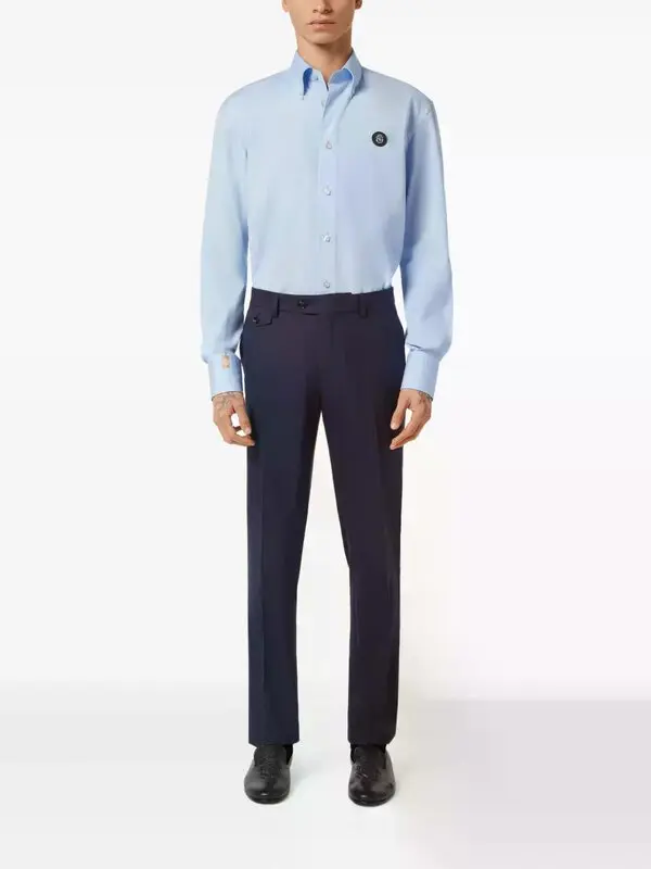 BILLIONAIRE Cotton-blend Shirt - Blue