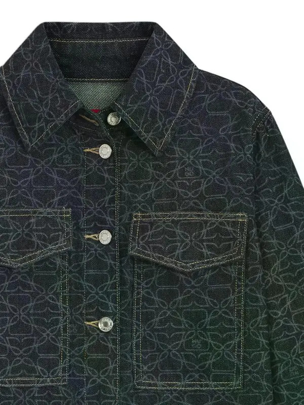 Hugo Printed Denim Jacket