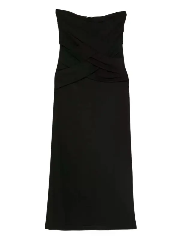 Nanushka Drape-detail Maxi Skirt - Green