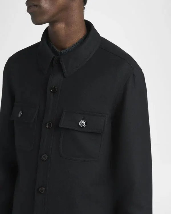 TOM FORD Apos;s Wool And Silk Double Pocket Jacket - Black