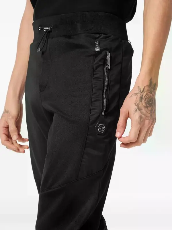Philipp Plein Biker-quilted Track Pants