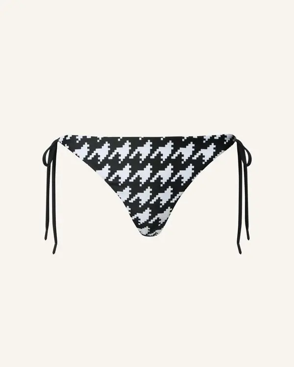 Perfect Moment Bikini Bottom - Black-white-houndstooth-print