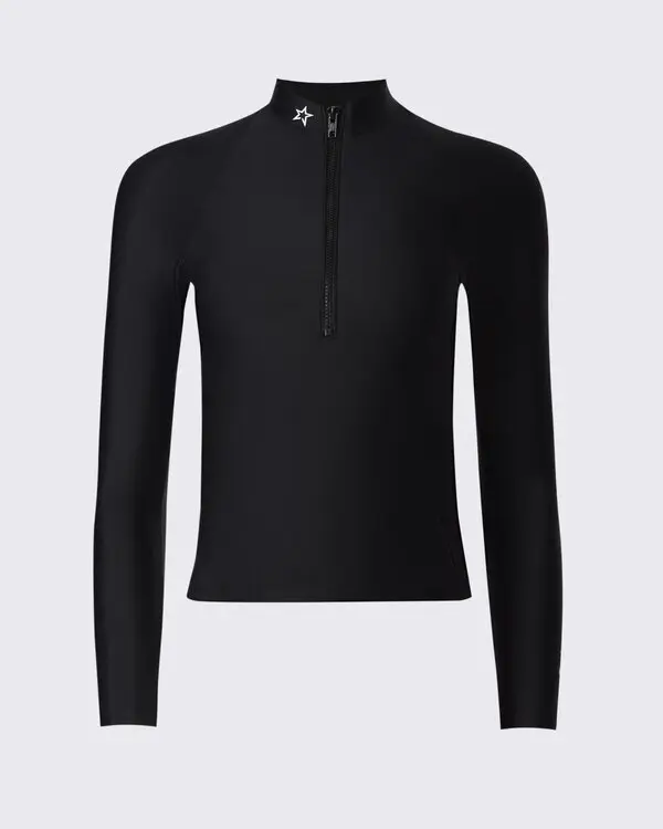 Perfect Moment Tempest Long Sleeve Rash Guard - Black