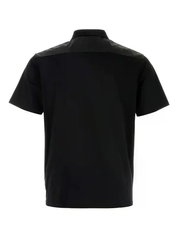 Prada Enamel-triangle Polo Shirt