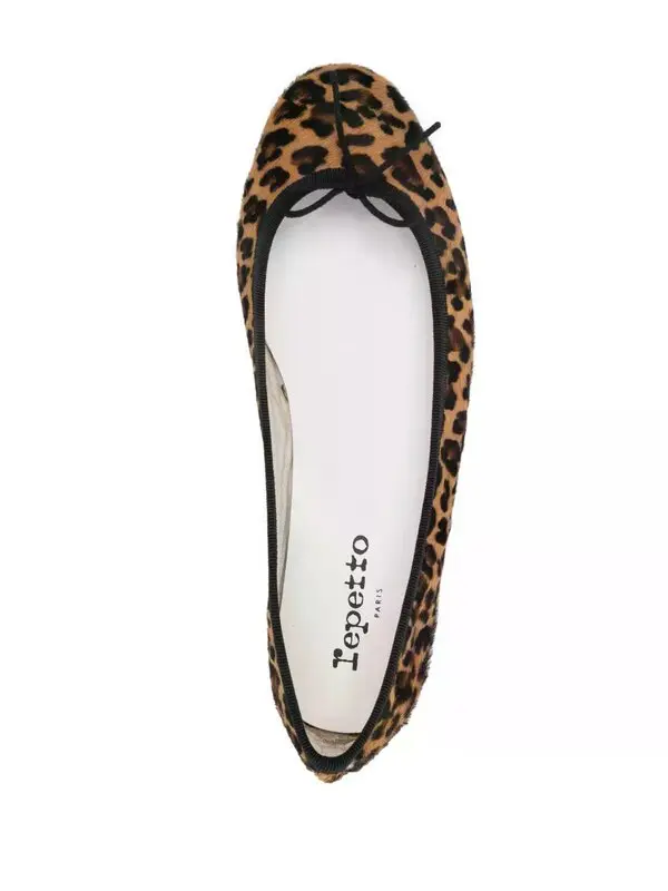 Repetto Cendrillon Leopard-print Calf Hair Ballet Flats
