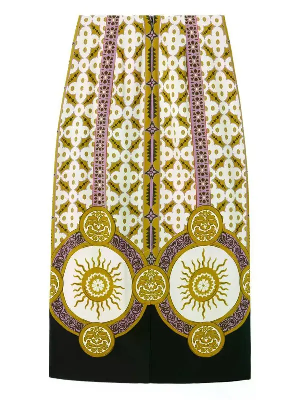 La DoubleJ Patterned Pencil Skirt