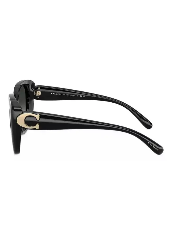 COACH Logo-plaque Square Sunglasses