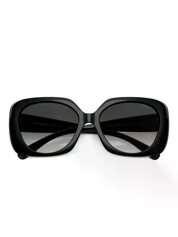 COACH Logo-plaque Square Sunglasses