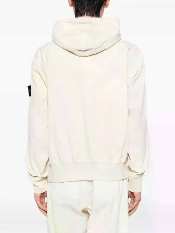 Stone Island Cotton Hoodie - Neutrals