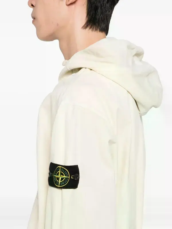 Stone Island Cotton Hoodie - Neutrals