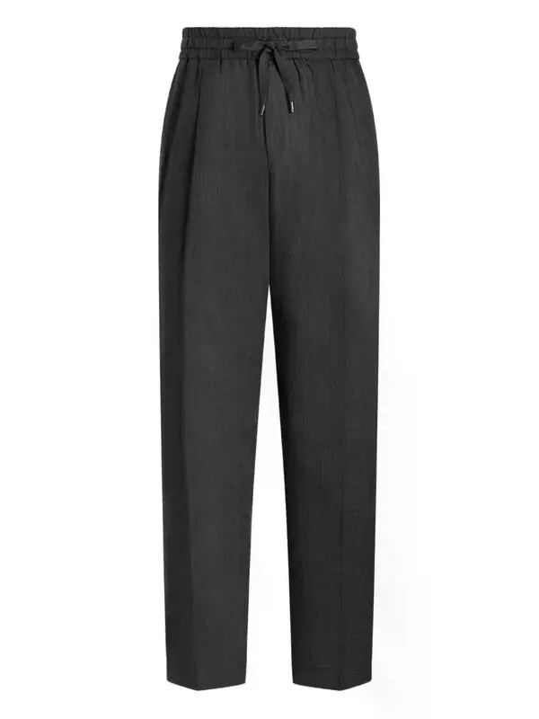 Dolce & Gabbana Tailored Drawstring Trousers - Grey